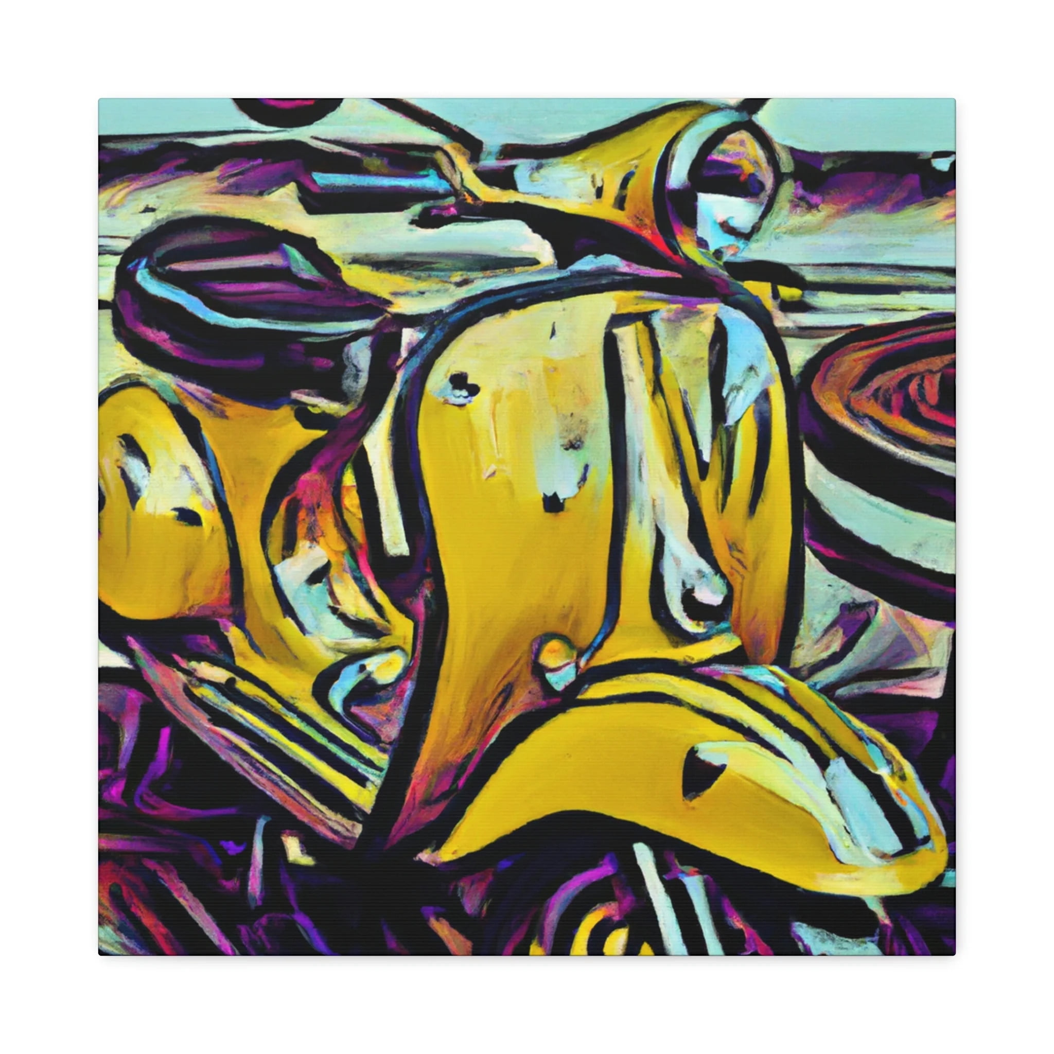 In Motorcycle Movement - Canvas - Walmart.com
