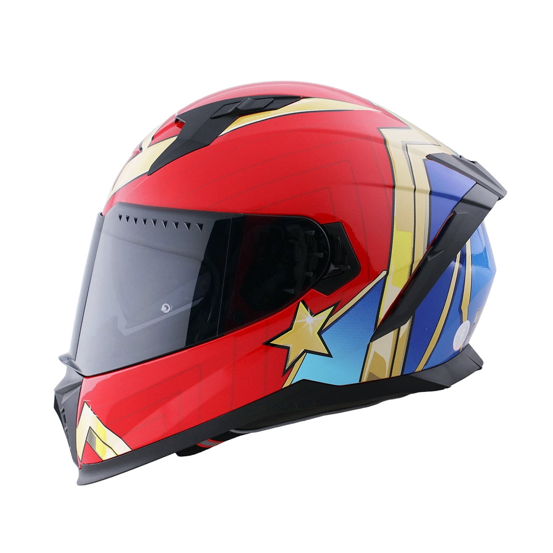 Edge Helmets Casco Integral DC Comics Stark Wonder Woman Talla S ...