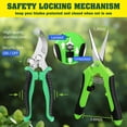 4 Pack Garden Pruning Shears, Stainless Steel Pruning Snips, Gardening ...