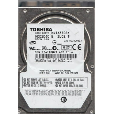 Toshiba MK3252GSX HDD2H01 D UL02 T 320GB F/W: LV011D Philippines ...