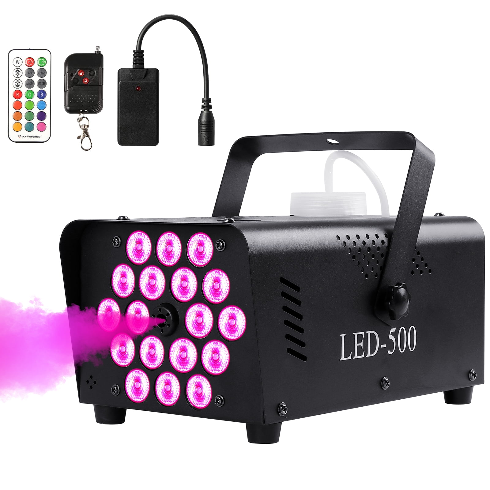 2022 Fog Machine with 18 LED Lights, 500W Smoke Machine with 13 Color ...