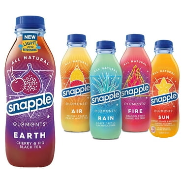 Snapple Elements Variety Drinks | (Pack of 10) | 5 Different Flavors ...