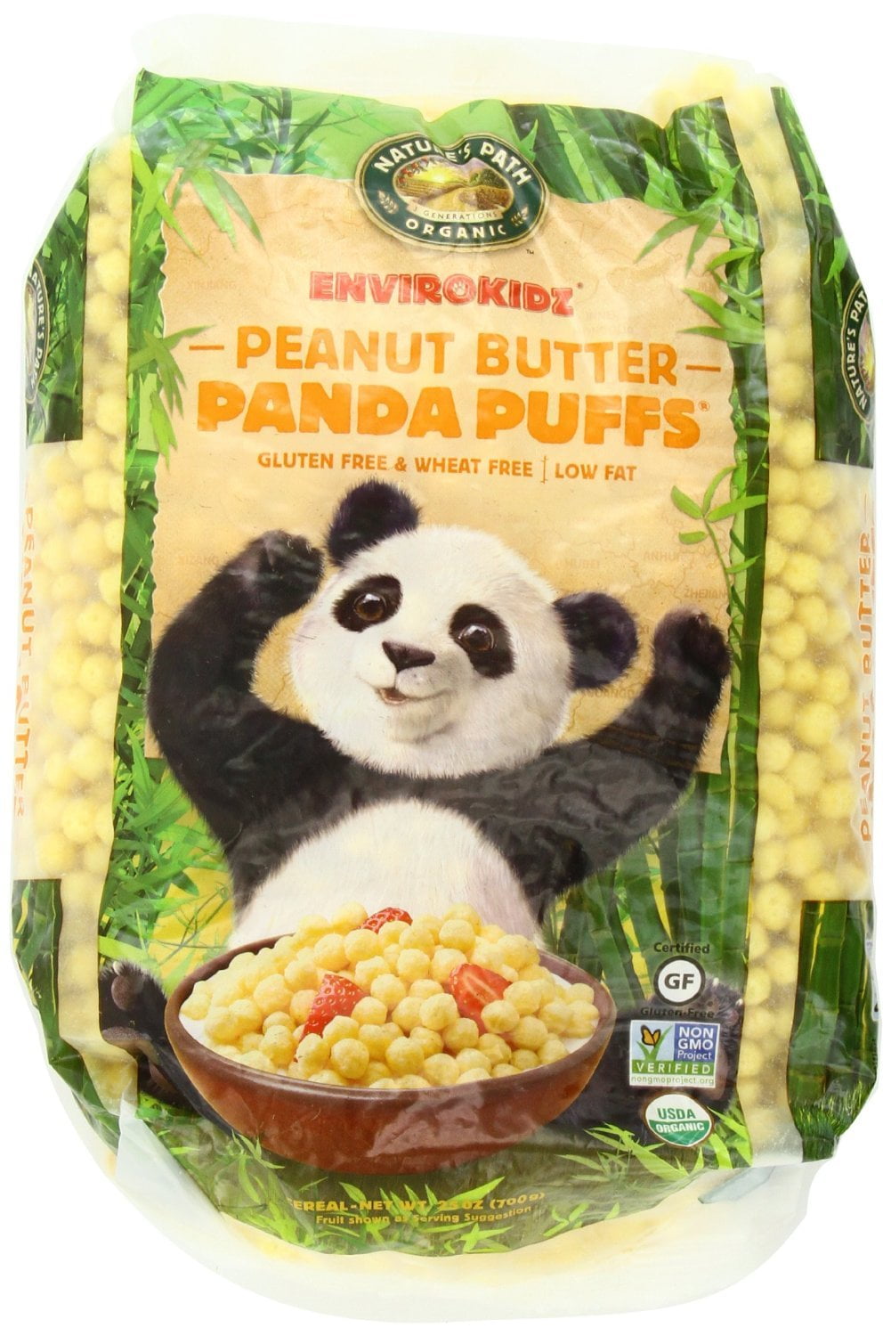 Envirokidz Organic Panda Puff Cereal, 24.7 Ounce -- 6 per case ...
