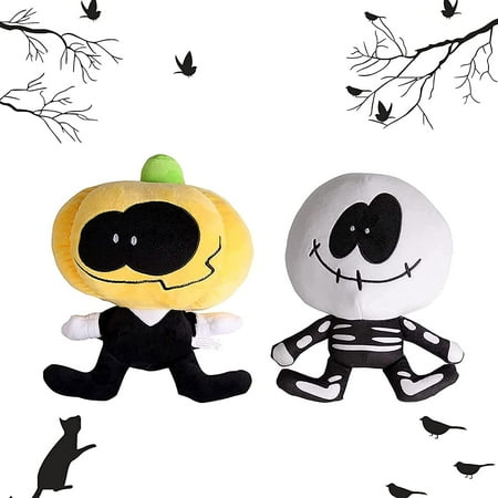 9.8'' Skid and Pump Plushies, Friday Night Funkin' Stuffed Plush Toys ...