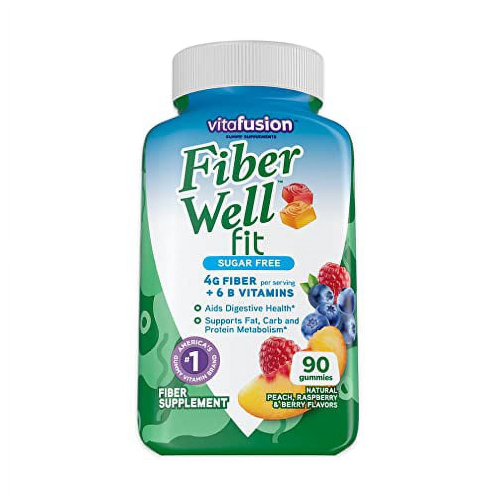 Suplemento de gomitas Vitafusion Fiber Well Fit, 90 unidades (el ...
