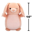 "Squishmallows 10"" Satine Peach Bunny Hugmee Plush - Ultra Soft ...