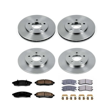 Ultimate Brakes Front and Rear Semi-Metallic Brake Pad and Rotor Kit ...