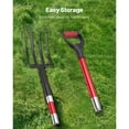 KFFKFF 4-Tine Garden Fork, 45-Inch Heavy-Duty Digging Tool - Walmart.com