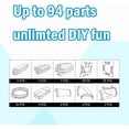94 Pcs DIY Hamster Tunnel and Playground Module, Tube House Platform ...