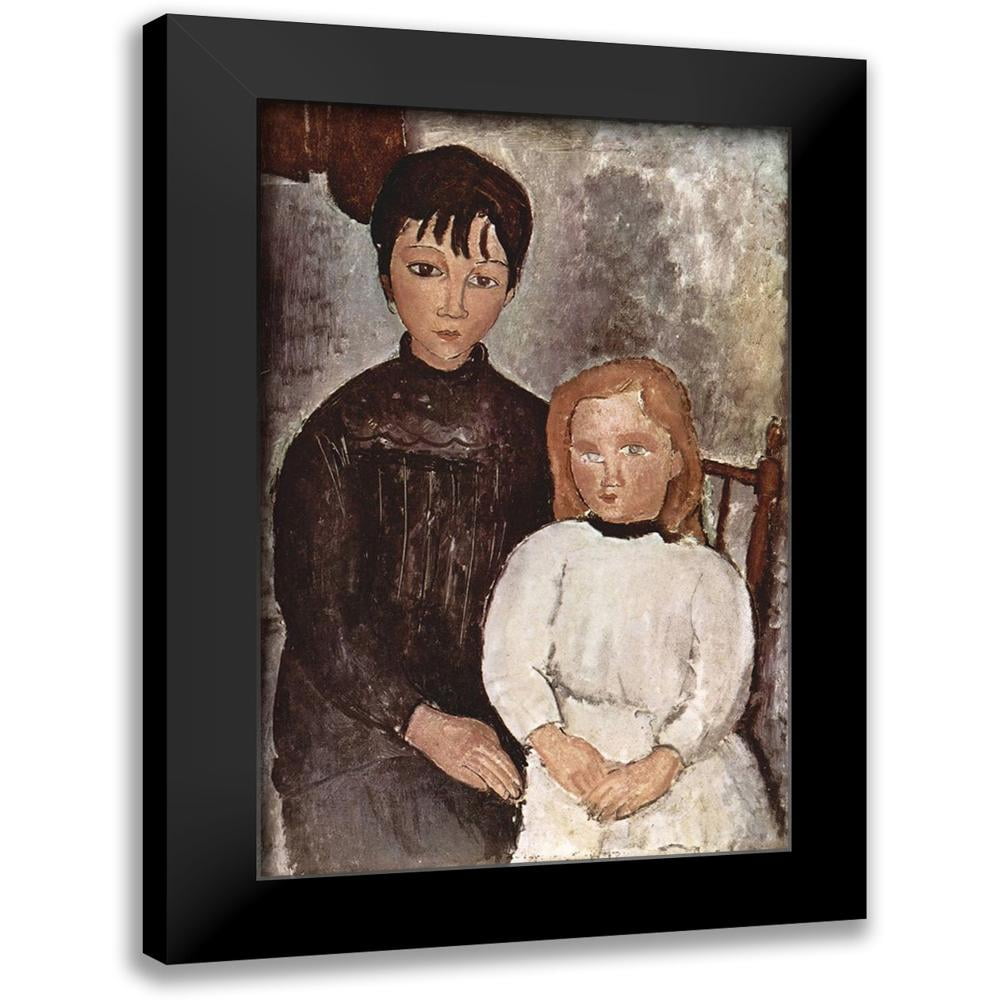 Modigliani, Amedeo 17x24 Black Modern Framed Museum Art Print Titled ...