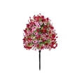 Nkmbld 2 Pack Artificial Flower Faux Plants Outdoor, UV Resistant Silk ...