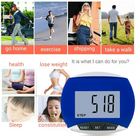 Walking Step Counter With Belt Clip Pedometer Walking Step Counter With ...