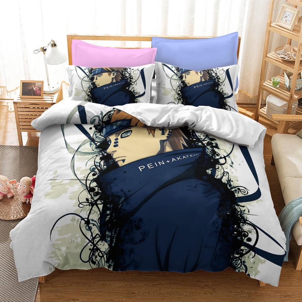 New Anime Bedding Bed Set Twin Full Queen King Size Itachi Akatsuki ...