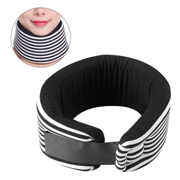 Collarín cervical ajustable con esponja, collarín cervical para aliviar ...