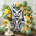 Abstract Ethnic Arch Backdrop Cover 4 FT Boho Geometric Trible Black ...