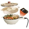 Miumaeov 4L/4.2QT Electric Hot Pot Multifunctional Portable Non-stick ...