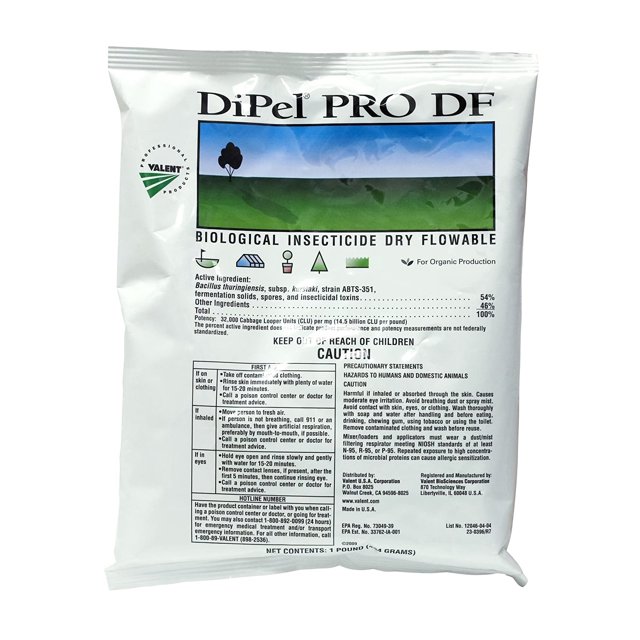 DiPel Pro DF Insecticide - Biological Insecticide for Worm Pests - 1 lb ...