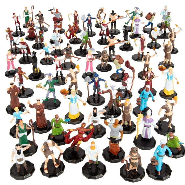 Introducing our Fantasy Mini Figures Set - 64 hand-painted, unique ...