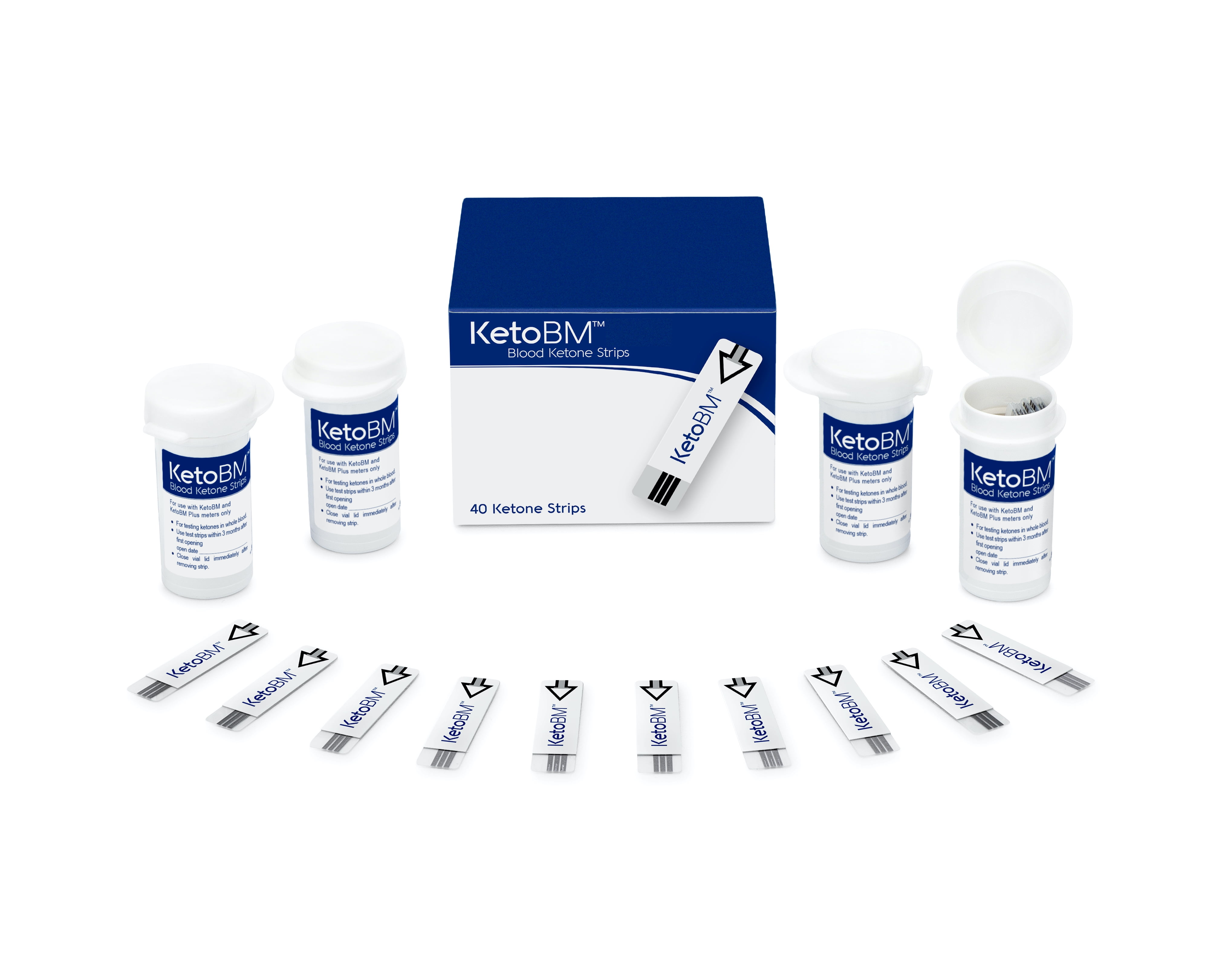 KetoBM Ketone Test Strips - Pack of 40 - Walmart.com