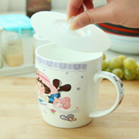 Bean Universal Lids Silicone Multi-Purpose Cup Cover Sealing Bowl Cover ...