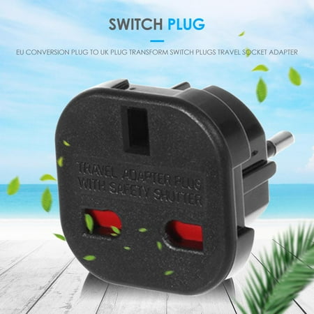 Mymisisa EU Conversion Plug to UK Plug Transform Switch Plugs Travel ...