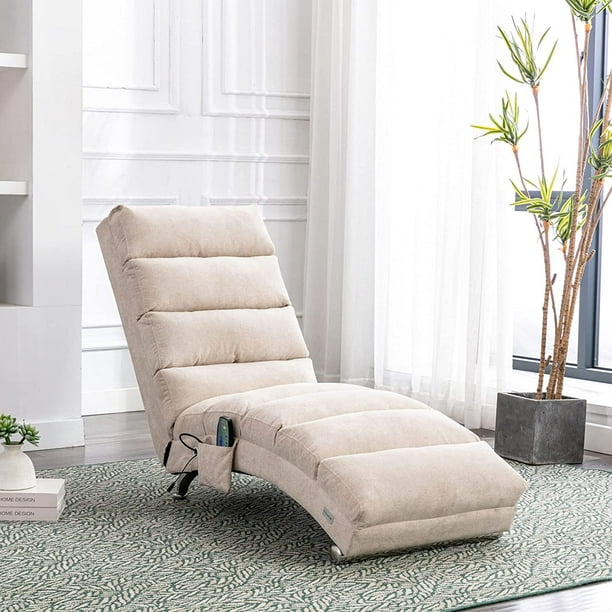 Massage Chaise Lounge with Remote Control, Modern 5 Modes Electric ...