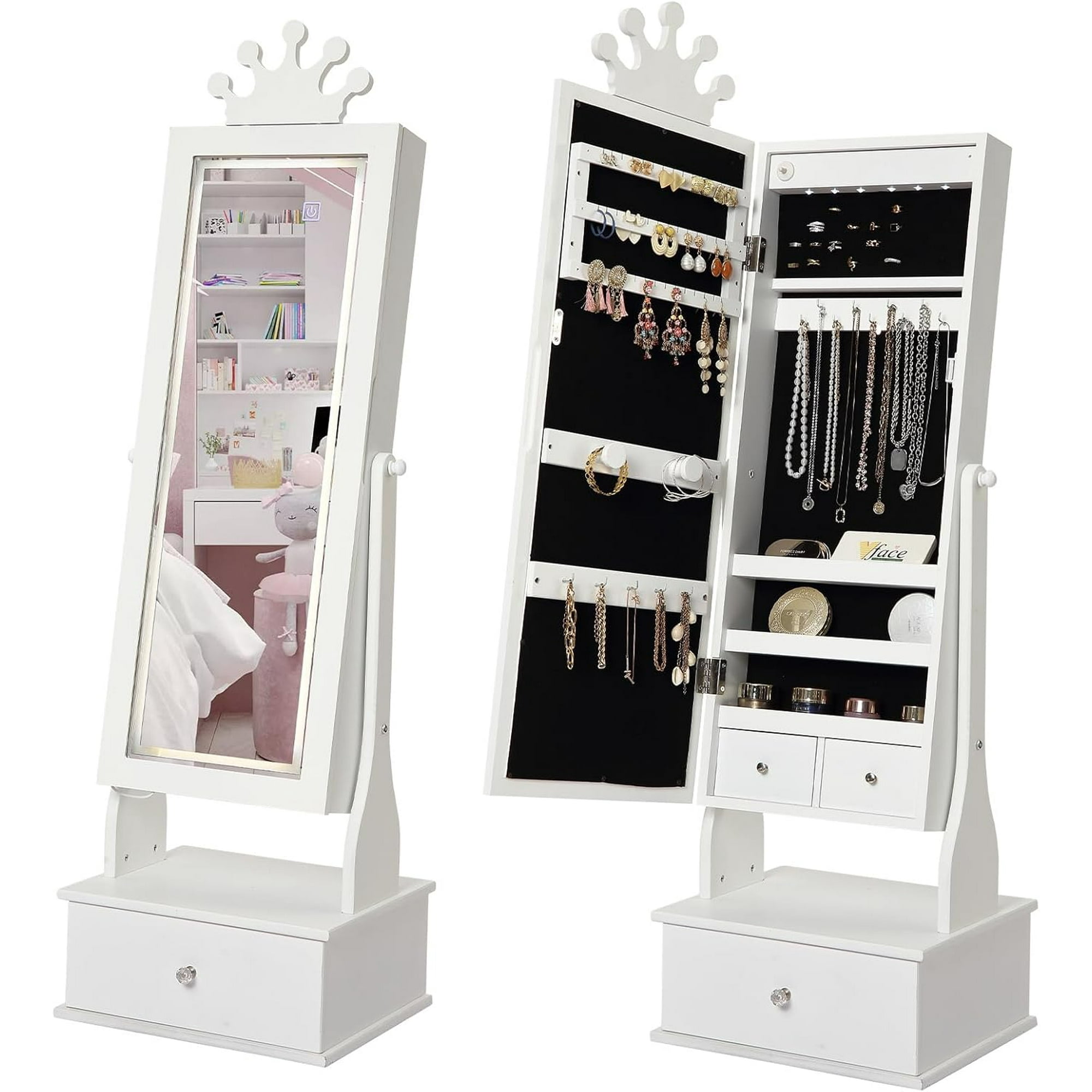 Click here for Bingirl Kids Jewelry Armoire Child Jewelry Cabinet... prices