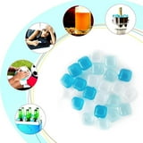 Ezee Freeze Reusable Ice Cubes, Ezeefreeze Cubes, Ezee Freeze Ice Cubes, Reusable Square Plastic ...