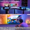 DAYBETTER USB LED Light Strip 6.56ft Waterproof RGB USB Powered with ...