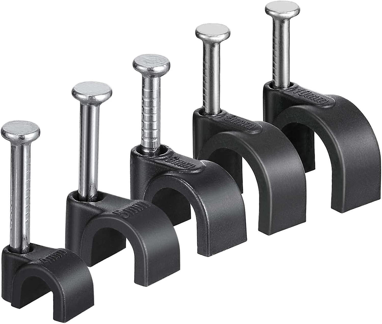 500 clips para cables con grapas de acero de 4 mm, 5 mm, 6 mm, 8 mm, 10 ...