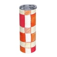 20oz Stainless Steel Mug Reusable Tumbler With Lid And Straw For Hot ...