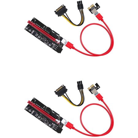 PCI-E Express Cable 1X to 16X Graphics Extension Ethereum ETH Mining ...