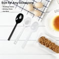 6" Clear Disposable Plastic Spoons, Individually Wrapped, 100 Count ...