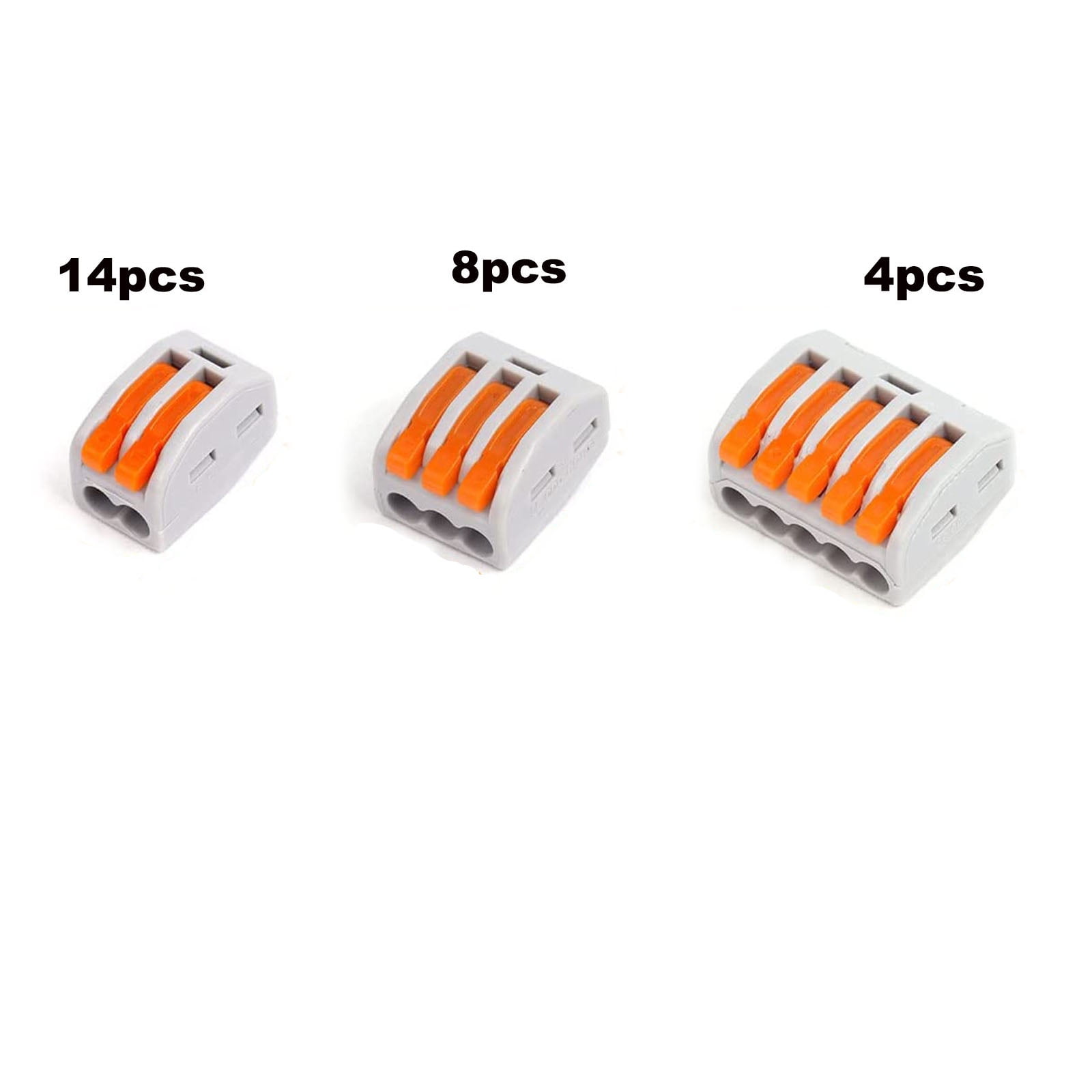 Conductor Terminal Block. Assortment Conductors Compact Wire Connectors ...