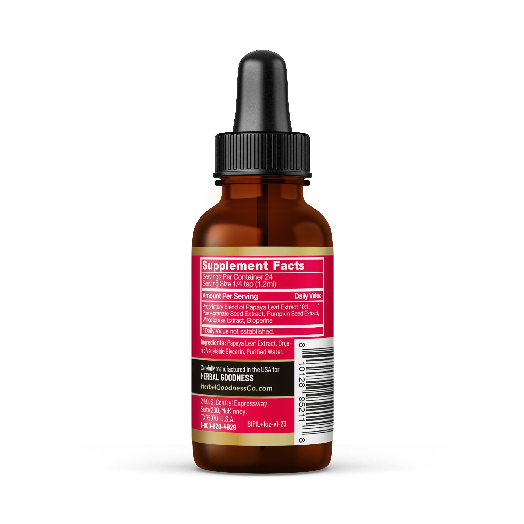 Papaya Leaf Blood Platelet Liquid Supplement 1 fl. oz, Bone Marrow ...