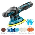 12V Cordless Car Polisher Lithium Battery 6Speed Adjustable Wireless ...
