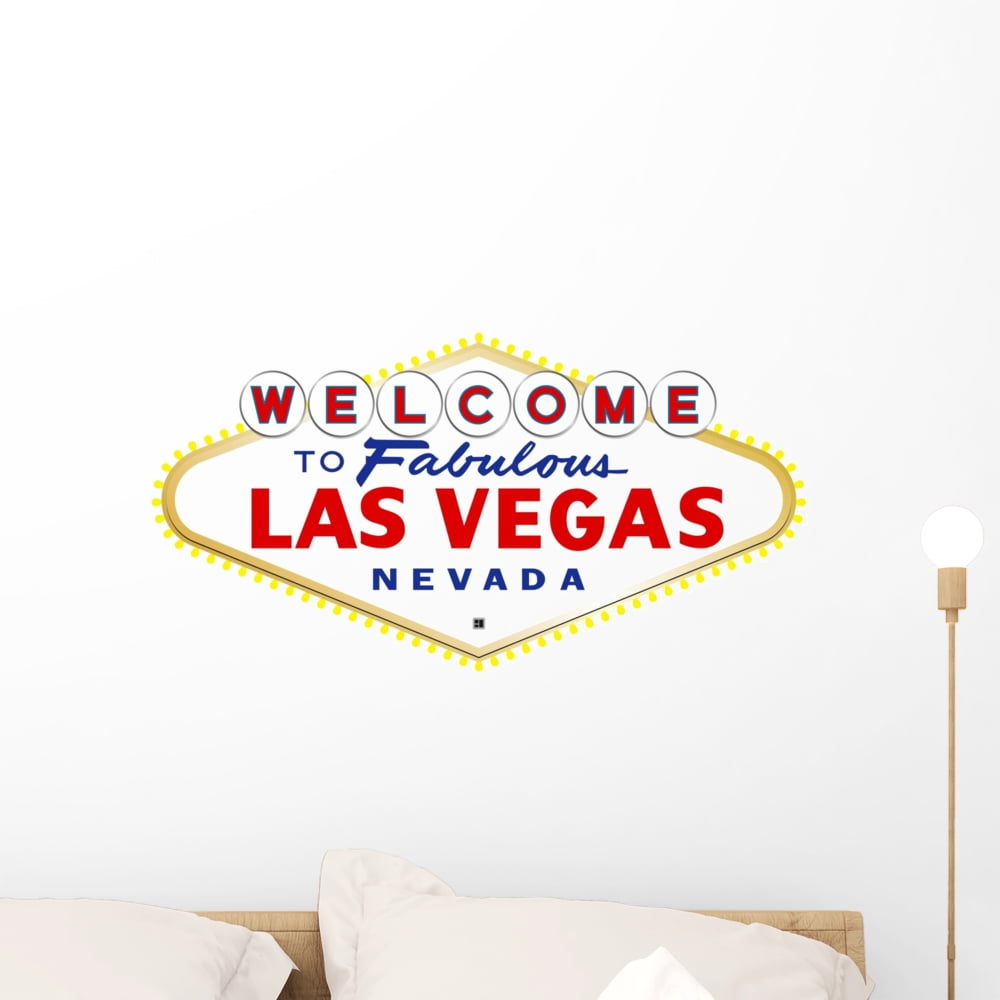 Las Vegas Schild Wall Decal by Wallmonkeys Peel and Stick Graphic (24 ...
