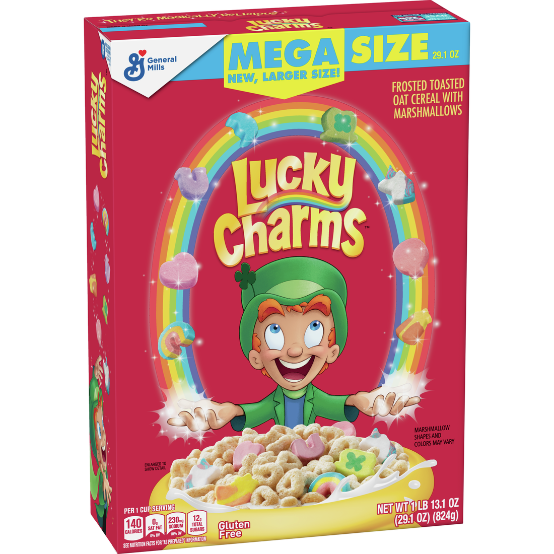 General Mills Lucky Charms Breakfast Cereal Mega Size 29 1 Oz general-mills-lucky-charms-breakfast-cereal-mega-size-29-1-oz