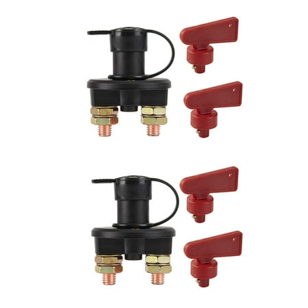 YDJKET 2pcs Battery Isolator Switch, Automotive Battery Isolator ...