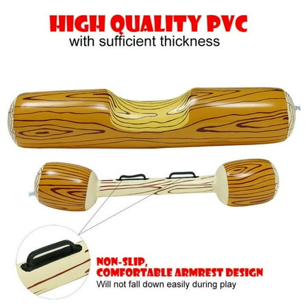 Pairs Fun Summer Log Flume Joust Swimming Pool Inflatable Float Game ...