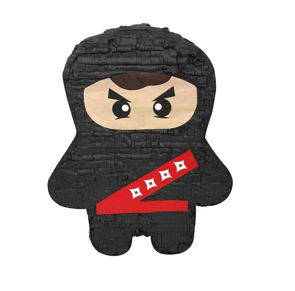 Ninja Pinata, Black & Red, 13in x 17in - Walmart.com