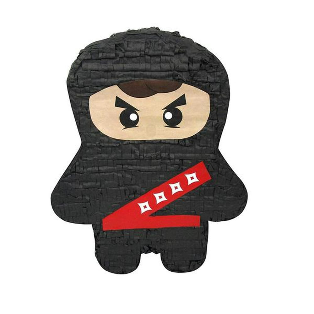 Ninja Pinata, Black & Red, 13in x 17in - Walmart.com - Walmart.com