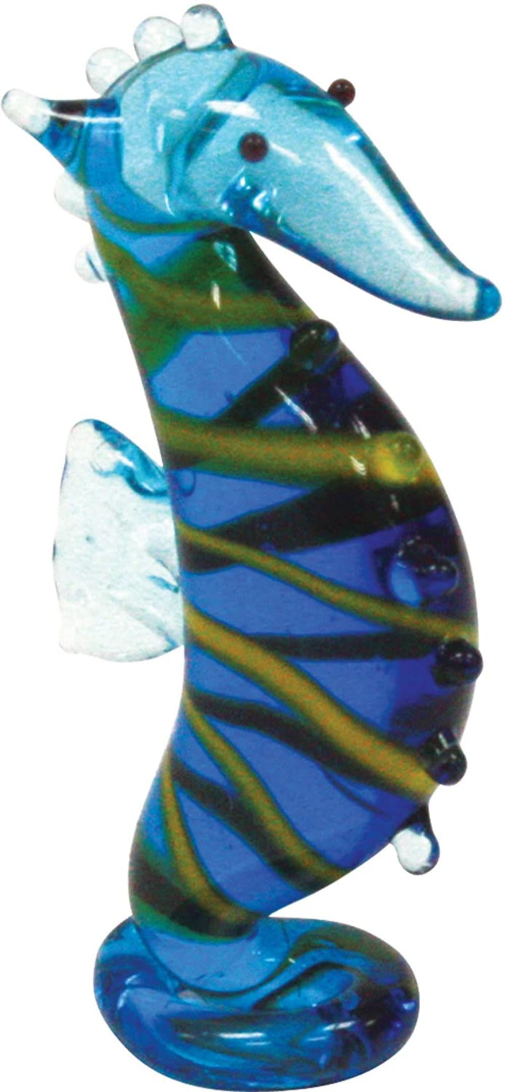 Glass Sculptures & Figurines Glass Art Seahorse Handmade Glass Figurine ...