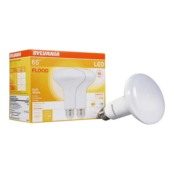 SYLVANIA LED Flood BR30 Light Bulb, 65W Equivalent, Medium Base ... SYLVANIA LED Flood BR30 Light Bulb, 65W Equivalent, Medium Base ...