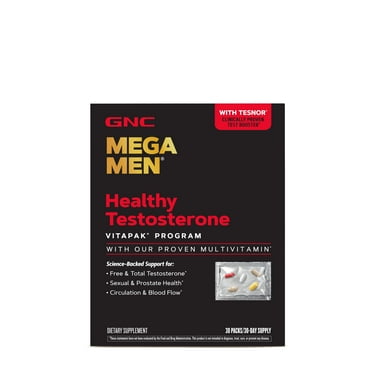 GNC Mega Men Ultra Testosterone | Healthy Performance Vitamin Support ...