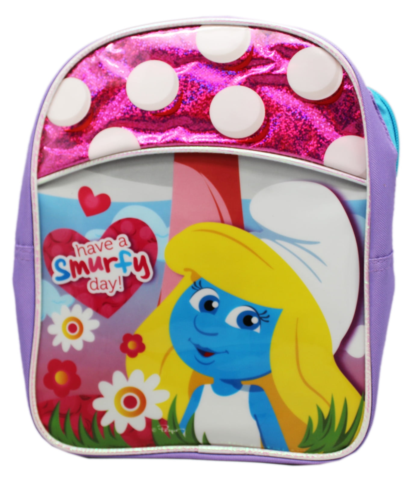 Smurfs - Have a Smurfy Day! Smurfette Mini Size Kids Toy Backpack (10in ...
