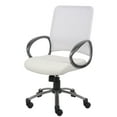 Boss Office Products White Adjustable Task Chair - Walmart.com