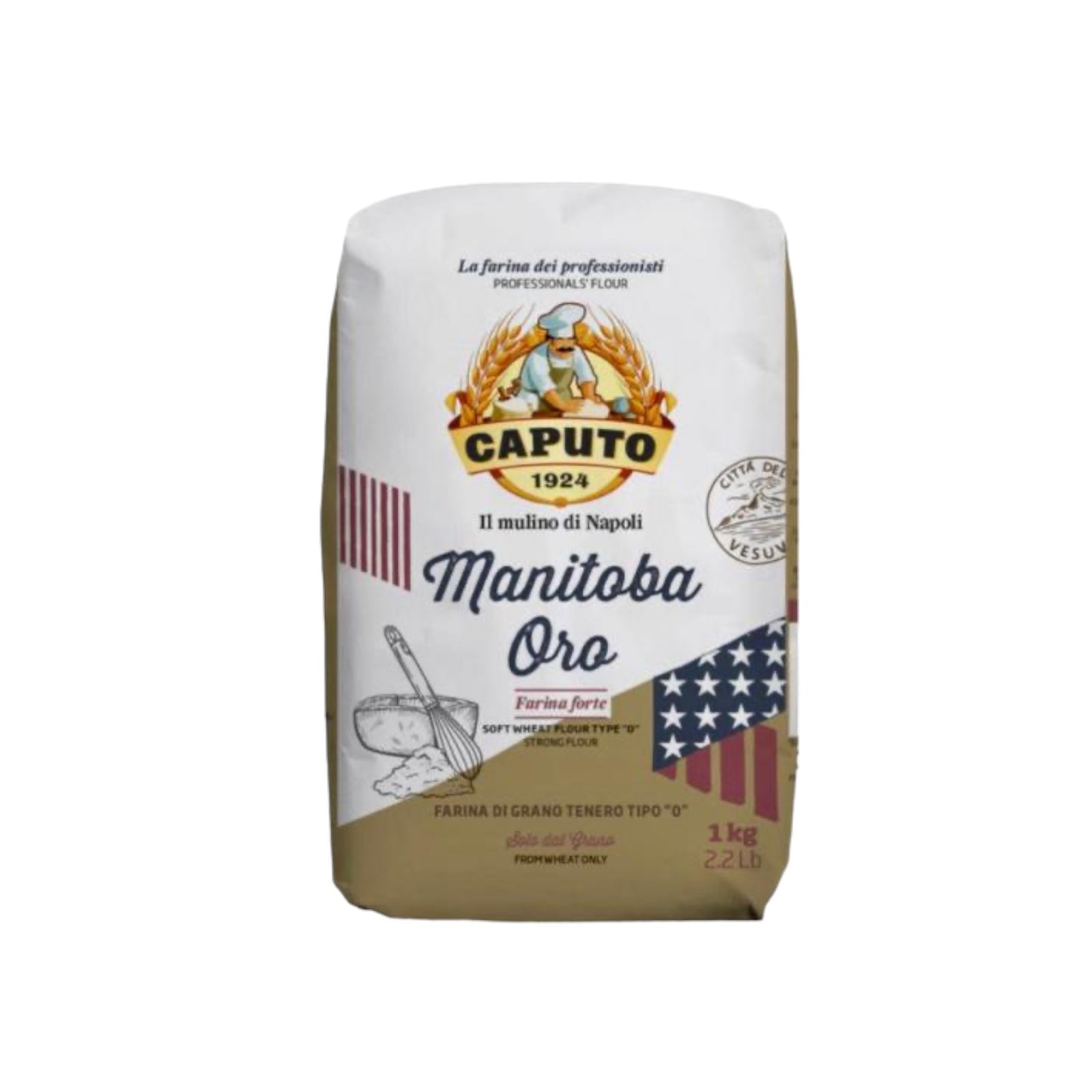 Caputo Flour Manitoba Oro Type “0” 2.2lb - Walmart.com