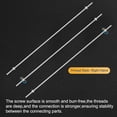 URIJDAS-8-Pack Fully Threaded Rod, M4x400mm 201 Stainless Steel Right ...
