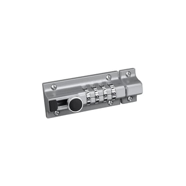 FJM Sliding Barrel Bolt with Combination Lock CB2000-BLACK - Walmart.com
